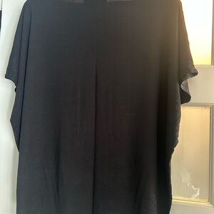 Judy Design | Tops | Judy Design Black Asymmetrical Top | Poshmark